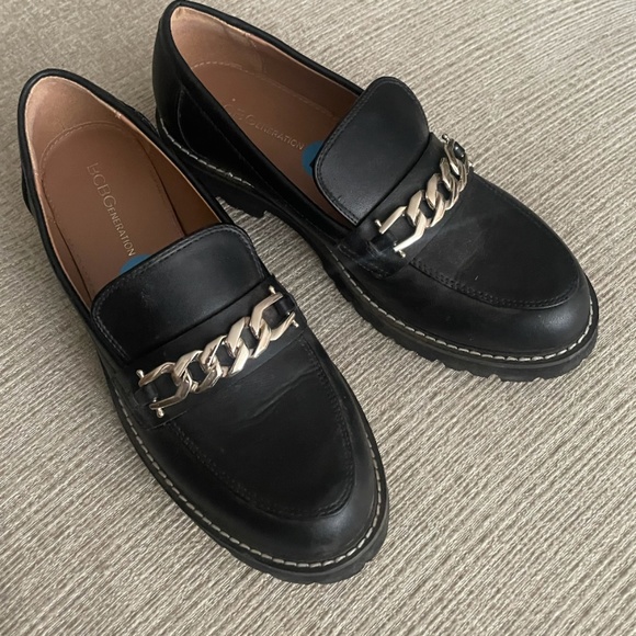BCBGeneration | Shoes | Chain Link Modern Grunge Rock Goth School Gold ...